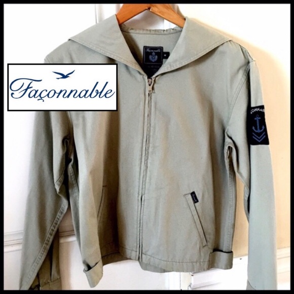 Faconnable | Jackets & Coats | Faconnable Khaki Classic French ...